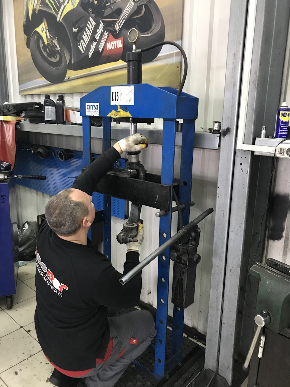 Большое ТО подвески — Volkswagen Touareg (1G), 3 л, 2007 года | визит ...