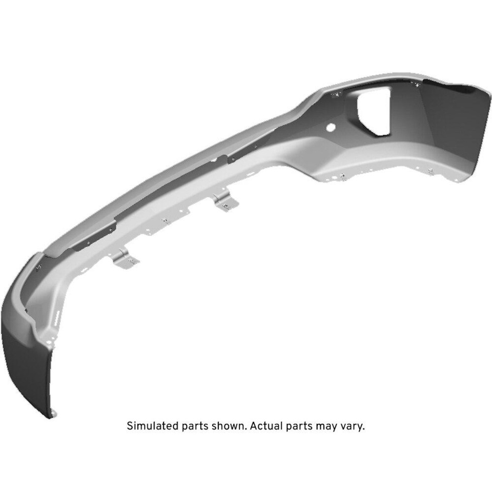 84029812 Gm Genuine Parts Bright Chrome Front Bumper Impact Bar GM ...