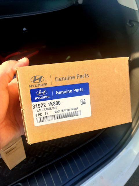 319221K800 Фильтр топливный (дизель) KIA HYUNDAI | Запчасти на DRIVE2