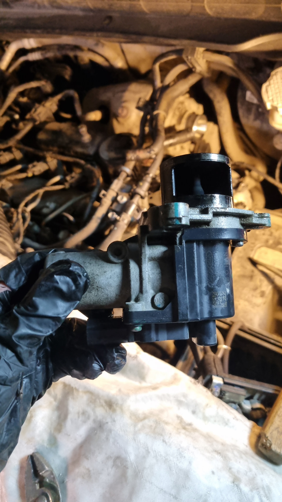 Ошибка P0404. Снятие клапана EGR — KIA Sportage (3G), 2 л, 2013 года ...