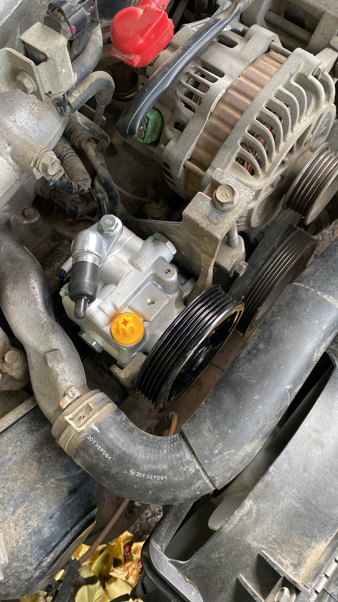 Замена насоса ГУР — Subaru Impreza (GE/GH), 2 л, 2008 года | своими ...