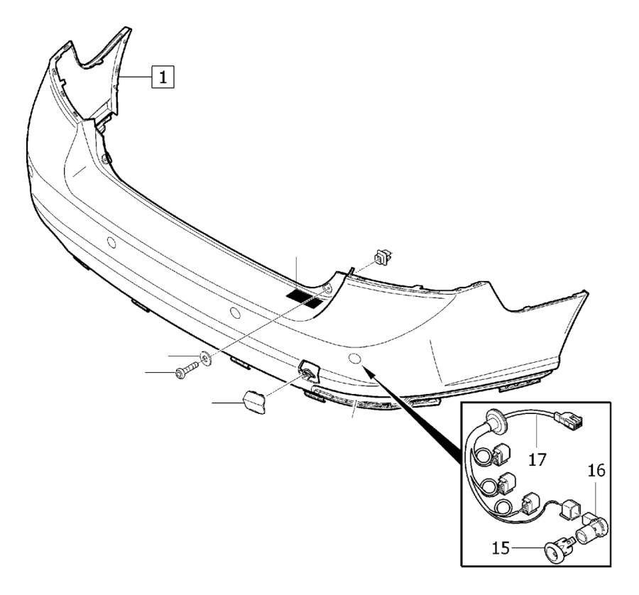 30763345 Катафот заднего бампера левой стороны Volvo | Запчасти на DRIVE2