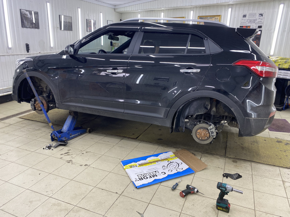 Шумка локеров в Shumim.auto — Hyundai Creta (1G), 2 л, 2021 года ...