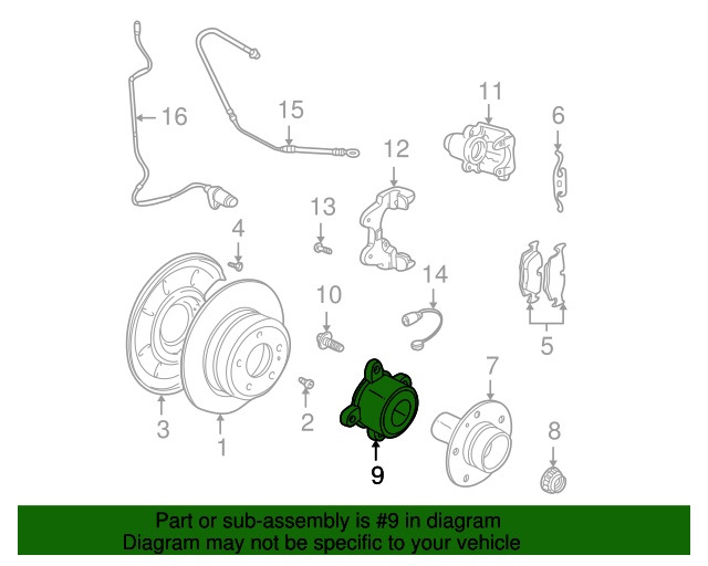 33416762314 Узел радиально-упорных шарикоподшипн. BMW | Запчасти на DRIVE2