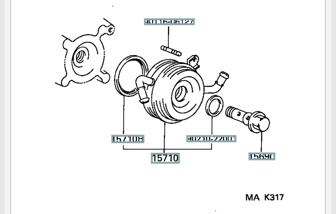 #15 Обслуживание маслоохладителя (теплообменника) — Toyota Caldina (210 ...