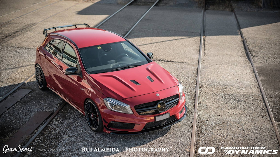 капот Black Series Look от Eurolineas — Mercedes-Benz A-Class (W176), 1 ...