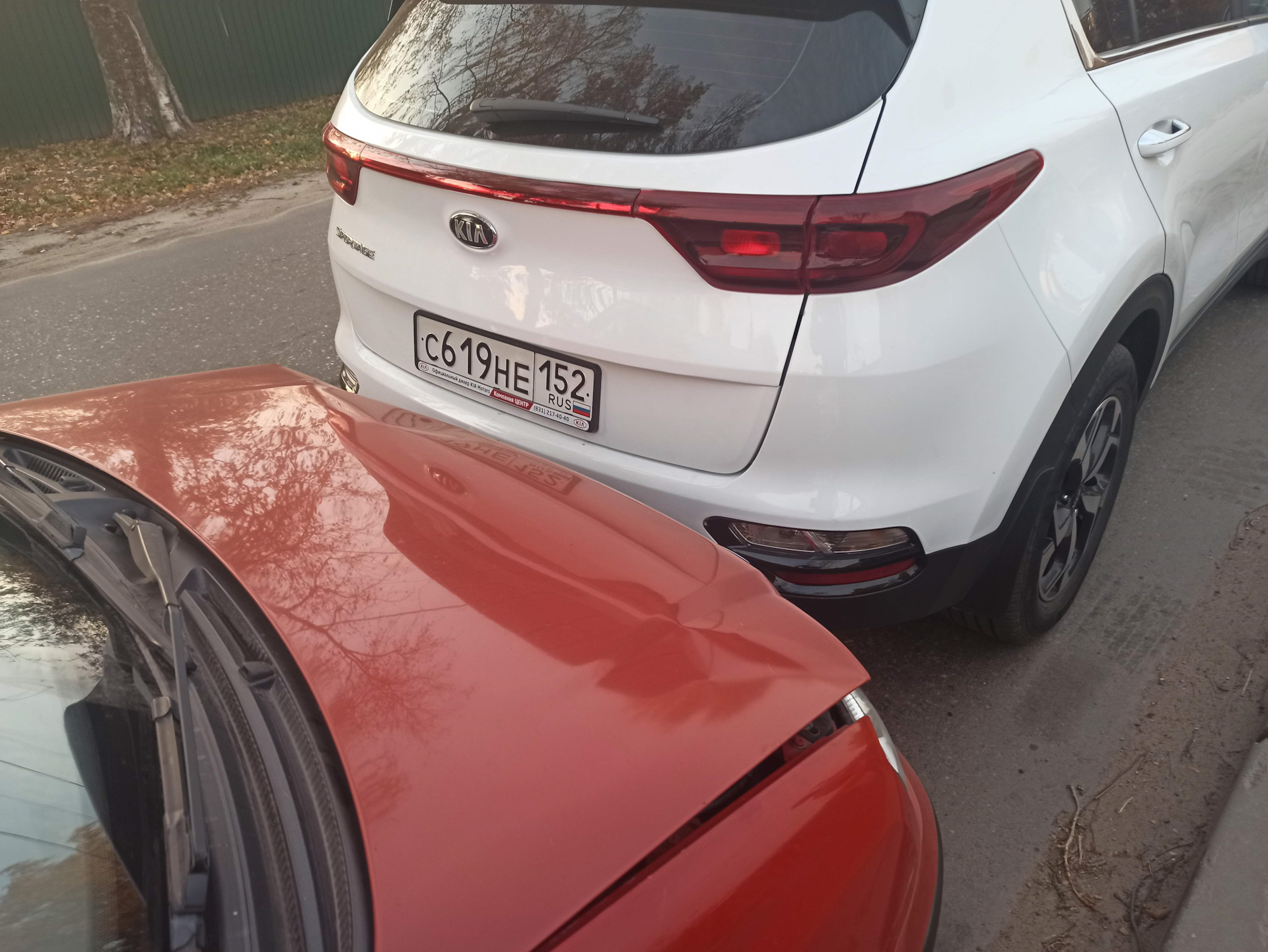 Первая авария…черт побери! — KIA Sportage (4G), 2 л, 2019 года | ДТП ...