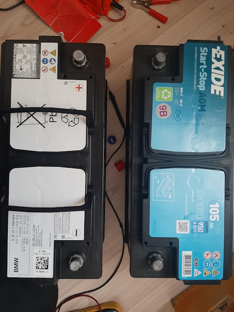 61217604809 Оригинальная акк.батарея BMW AGM 105 AH BMW | Запчасти на ...