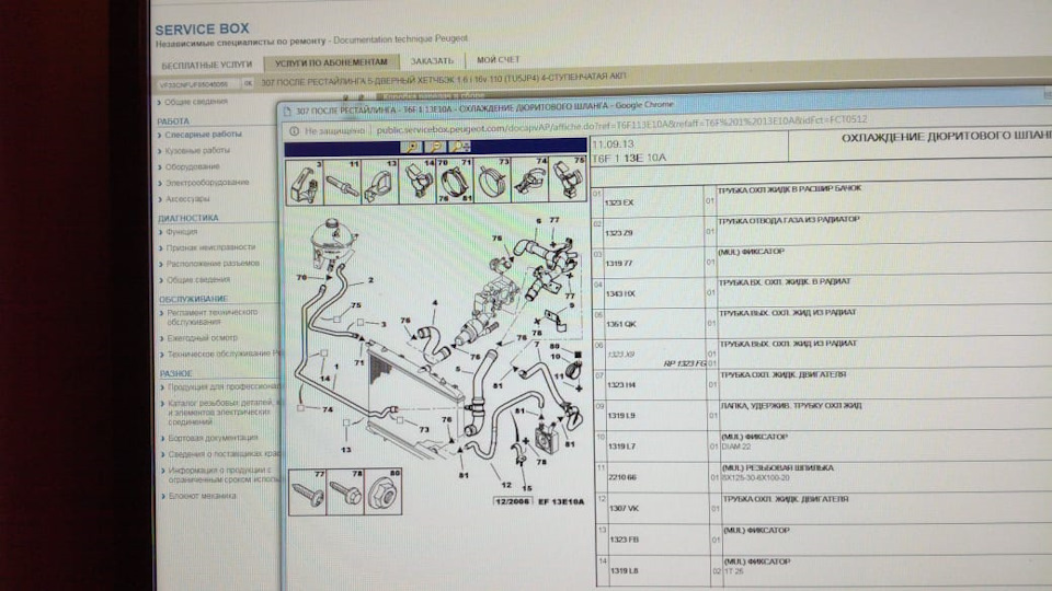 1323Z9 Патрубок системы охлаждения Peugeot Citroen | Запчасти на DRIVE2