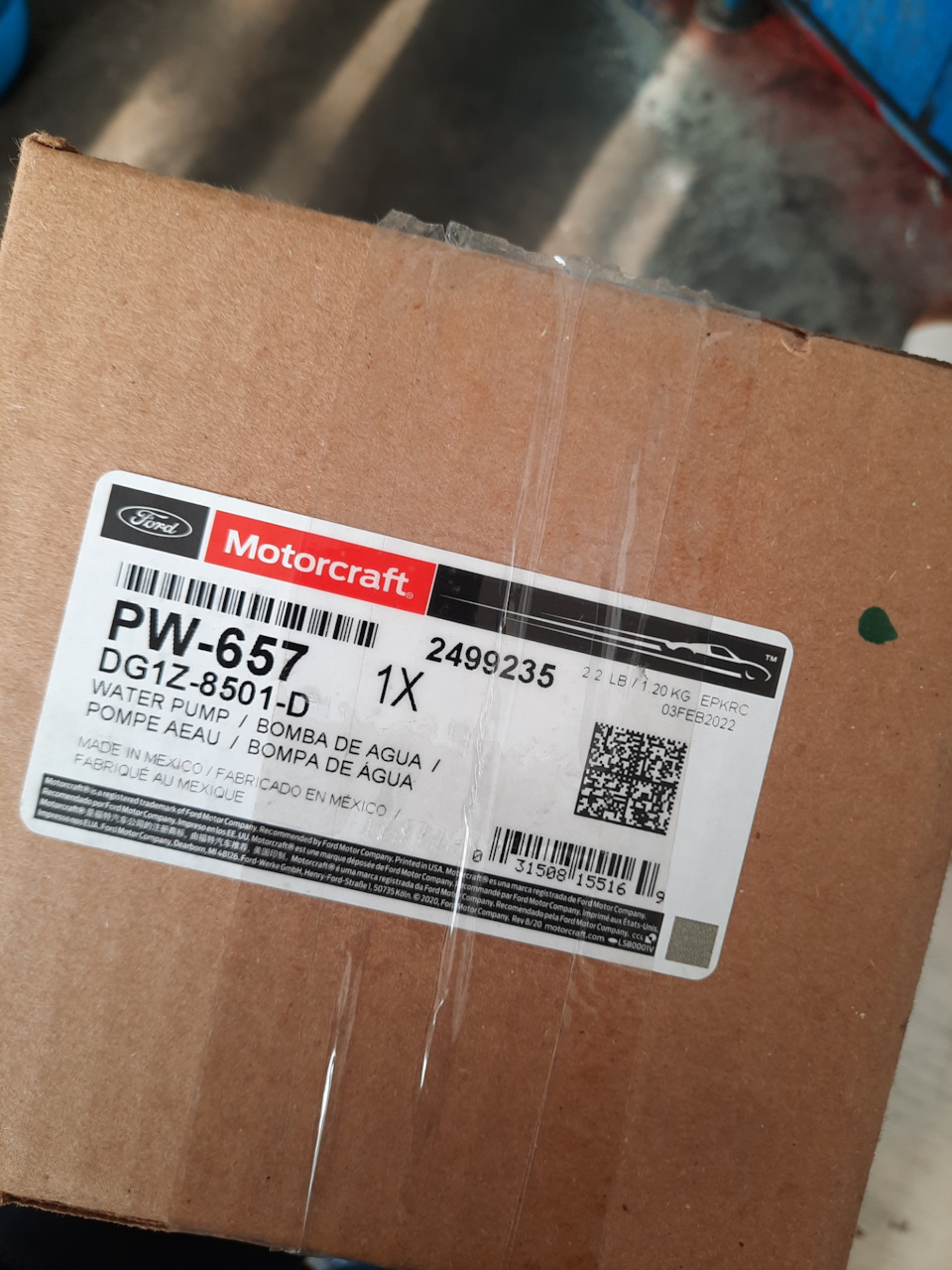 21# Замена помпы — Ford Explorer (5G), 3,5 л, 2015 года | плановое ТО ...