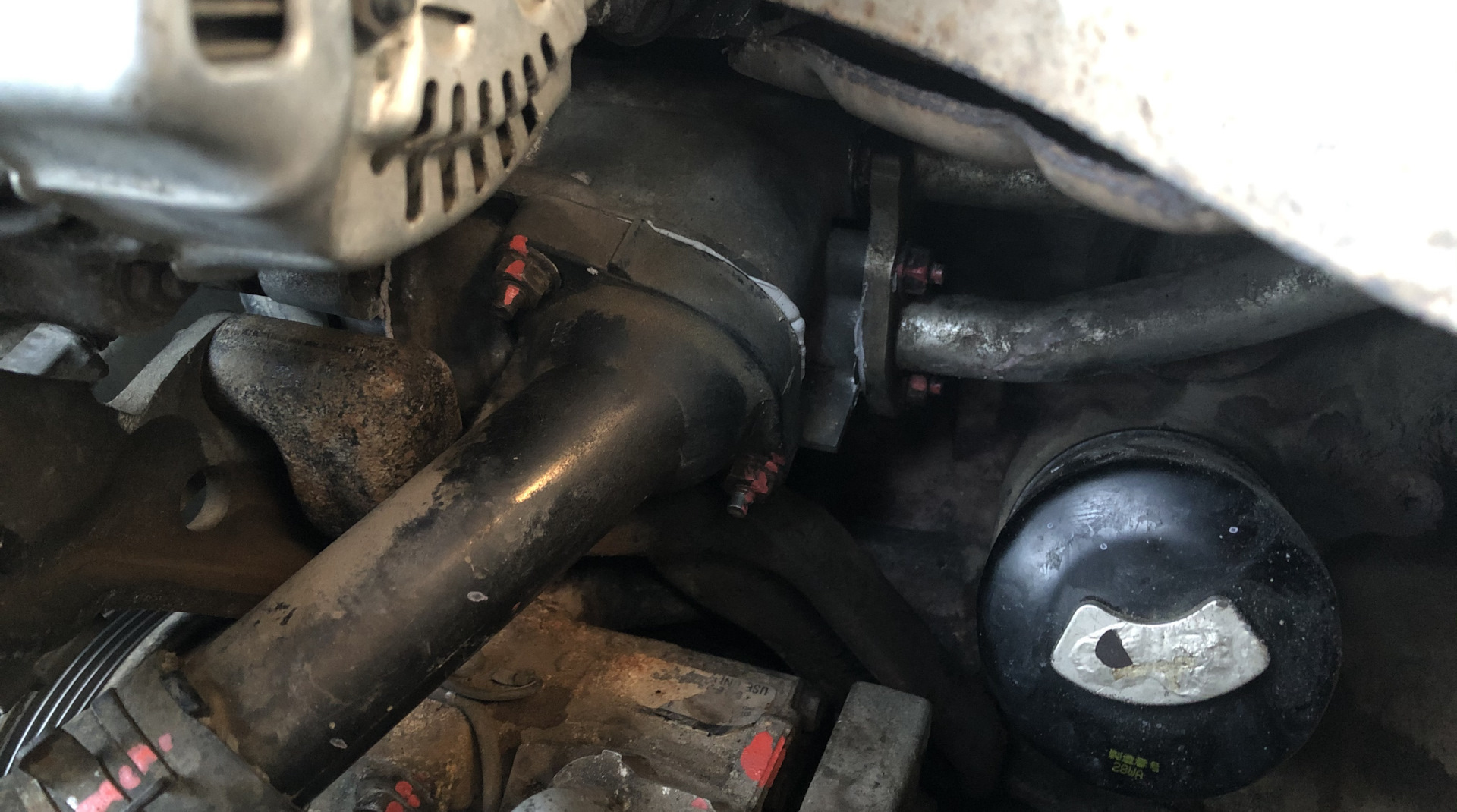 Устранение течи антифриза — Toyota Harrier (1G), 2,2 л, 2000 года ...