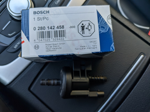 0280142458 клапан вентиляции топливного бака BOSCH | Запчасти на DRIVE2