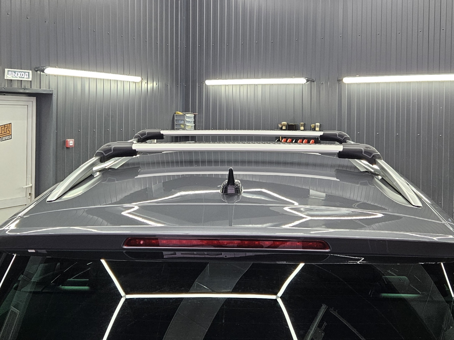 Бокс LUX Tavr 175 + Thule 9582 wingbar edge — Skoda Kodiaq (1G), 2 л ...