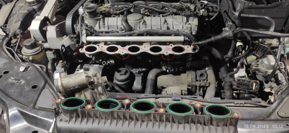 Борьба с расходом масла ДВС часть 2 — Volvo S80 (2G), 2,5 л, 2008 года ...