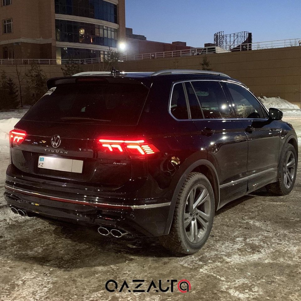 VW Tiguan R-Line 2021 exhaust installation from Tiguan R — DRIVE2