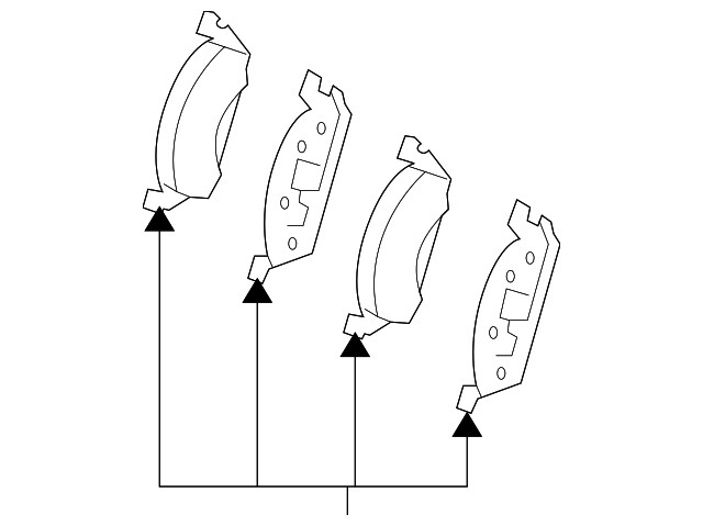 A0004209304 Колодки тормозные передние Mercedes | Запчасти на DRIVE2