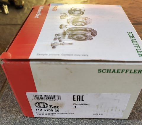 713610020 Комплект подшипника ступицы колеса FAG | Запчасти на DRIVE2