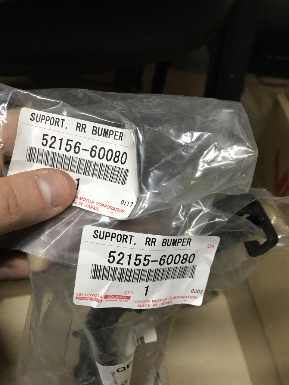 5215660080 КРОНШТЕЙН ЗАДНЕГО БАМПЕРА ЛЕВЫЙ PRADO150 TOYOTA LEXUS ...