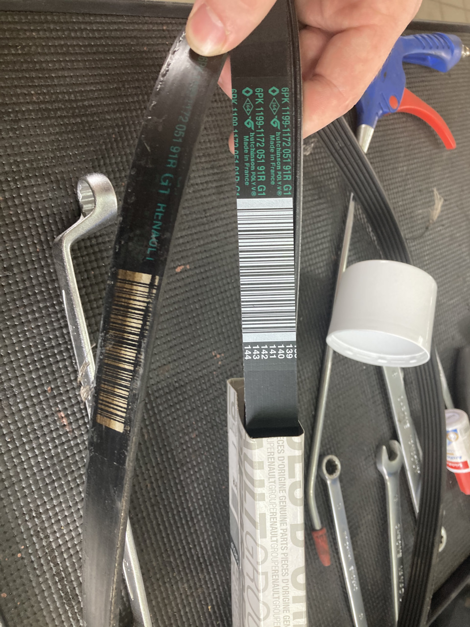 117205191R Ремень поликлиновой RENAULT | Запчасти на DRIVE2