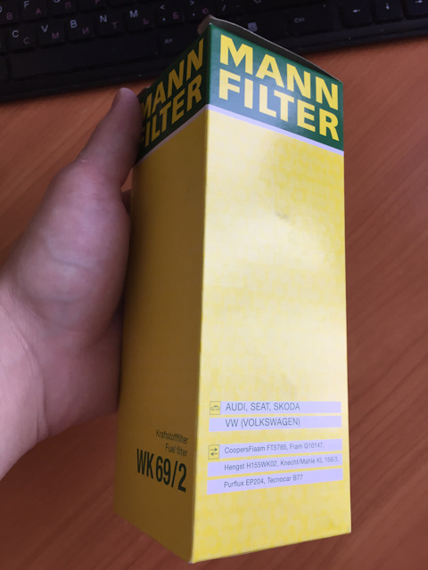 WK692 Топливный фильтр MANN FILTER | Запчасти на DRIVE2