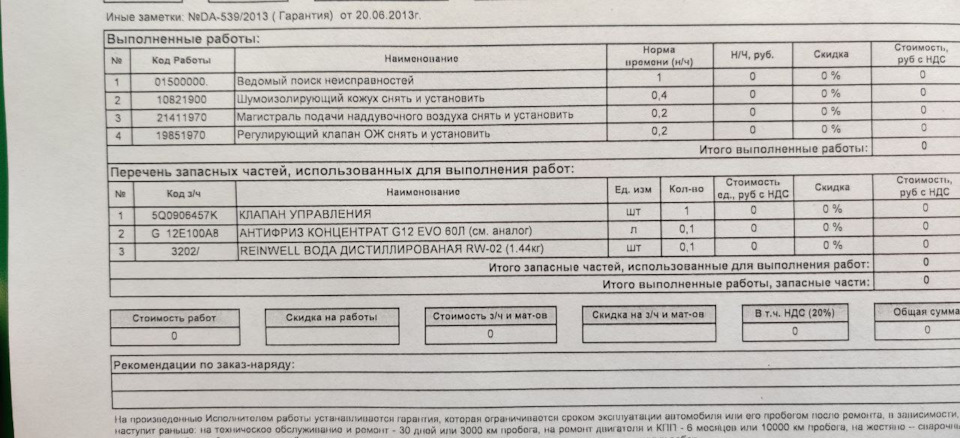 029 — Второй гарантийный и шиномонтаж — Volkswagen Tiguan (2G), 2 л ...