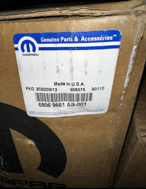 68069661AB Амортизатор Chrysler | Запчасти на DRIVE2