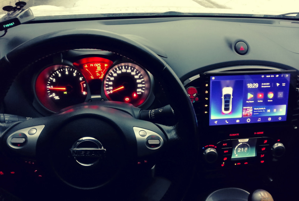 Переходник для штатной громкой связи. — Nissan Juke (1G), 1,6 л, 2011 ...