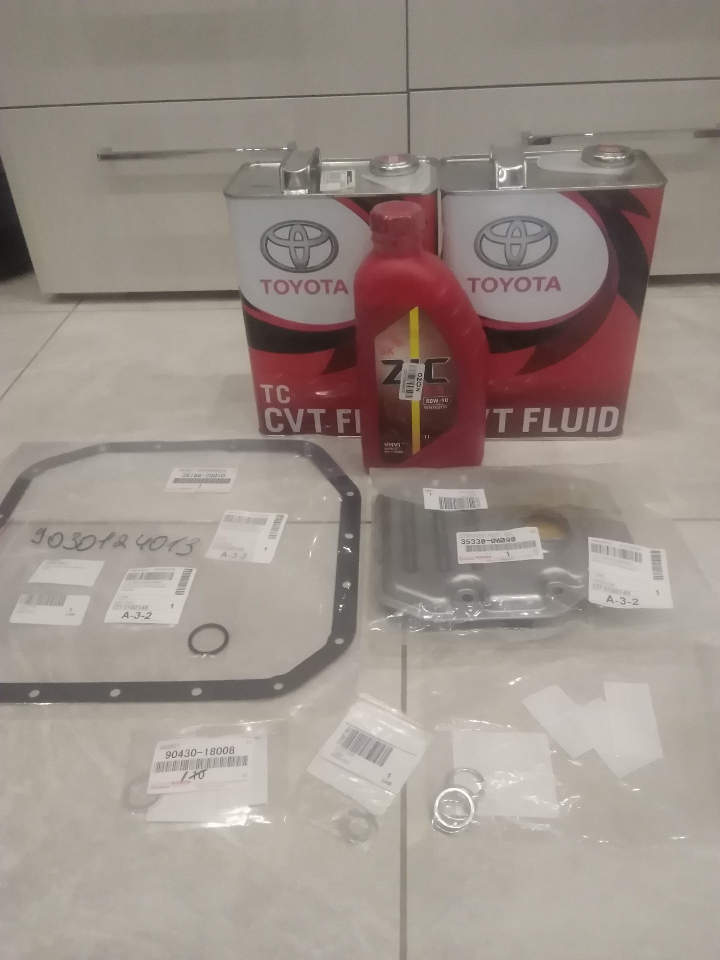 Замена ЖыЖы в варике, раздатке и редукторе. — Toyota RAV4 (IV), 2 л ...