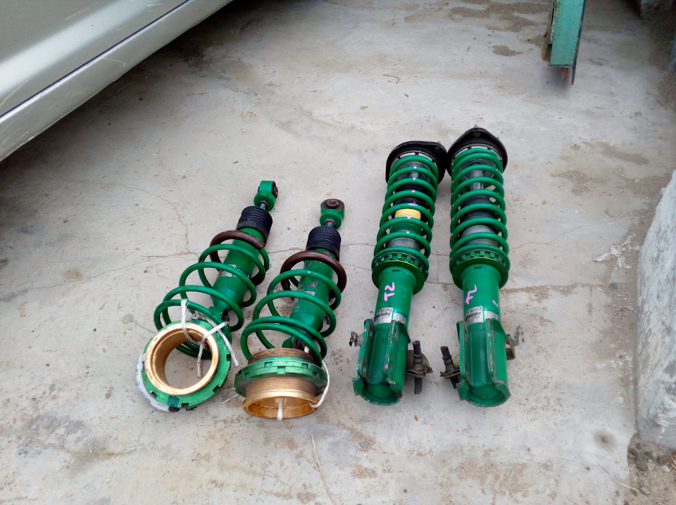 Стойки TEiN — Mitsubishi eK (1G), 0,7 л, 2003 года | тюнинг | DRIVE2