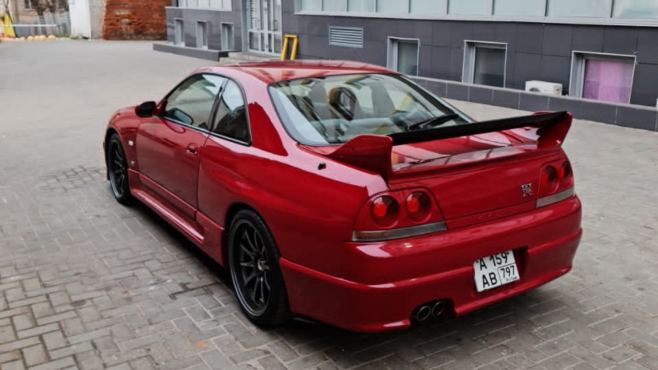 Nissan Skyline GT-R (R33) 2.6 бензиновый 1998 | SUPER CLEAR RED II на ...