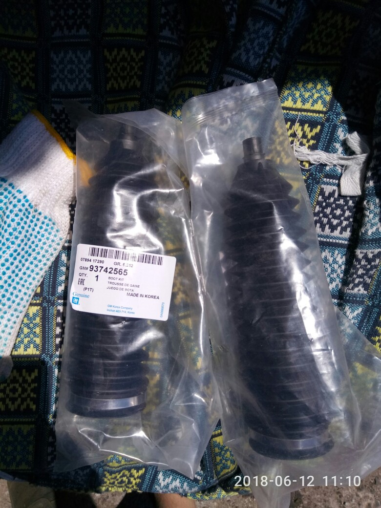 93742565 Пыльник рулевой рейки / Chevrolet Aveo 04~ GM | Запчасти на DRIVE2