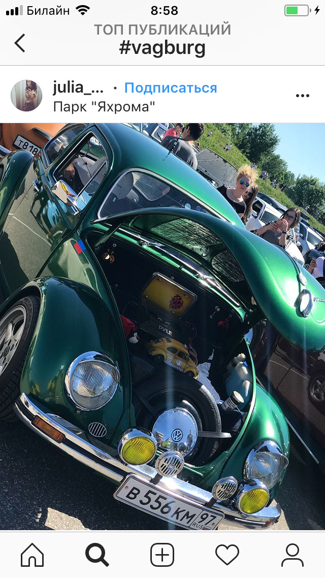 VAGburg 2018 (Продолжение 3) публикации в Instagram — Volkswagen Kafer, 1,3 л, 1966 года ...