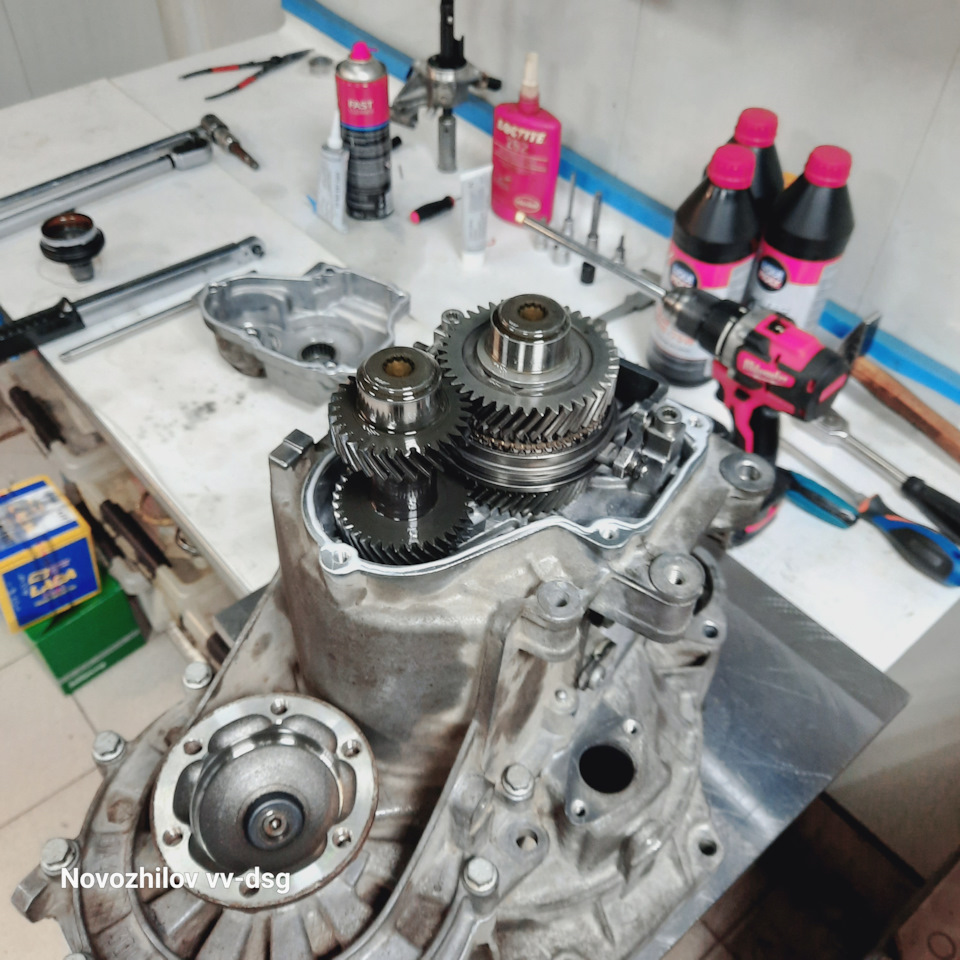 Ремонт МКПП — MQ 250. Работа по ремонту трансмиссии серии 02S с ...