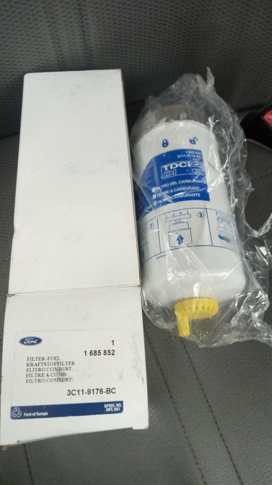 1685852 Фильтр топливный, дизель / Transit 2.4 Duratorq 04~ Ford ...