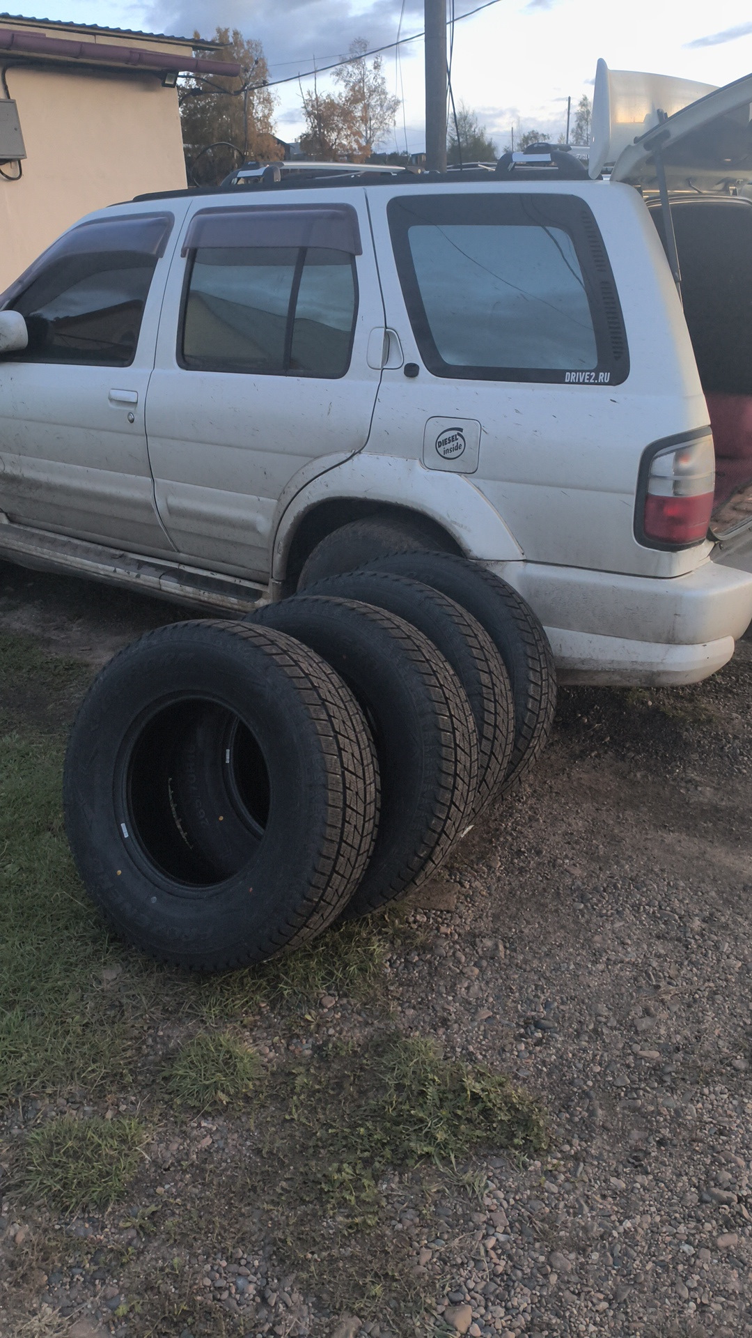 Готовимся к зиме (обновил шины) — Nissan Terrano Regulus, 3,2 л, 1997 ...