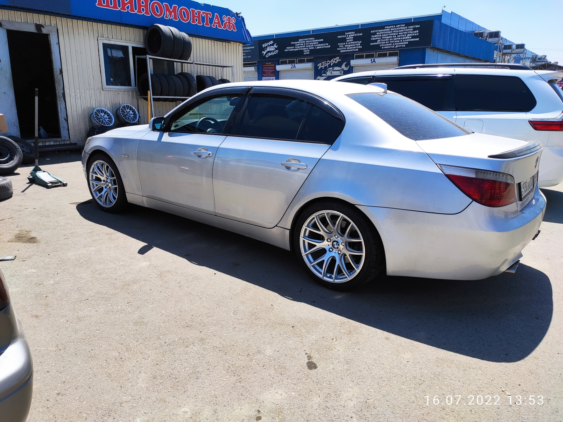 Диски R19 5x120 8.5 и 9.5 стиль 3SDM 001 — BMW 5 series (E60), 3 л ...