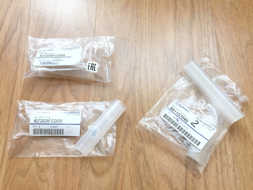 PROTECTOR защита кромки торца двери OEM — Subaru Impreza (GC/GF), 2 л ...