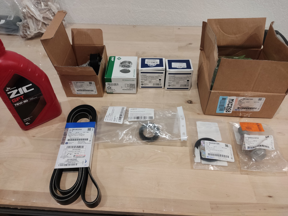 Замена приводного ремня — Opel Antara, 2,2 л, 2013 года | визит на ...