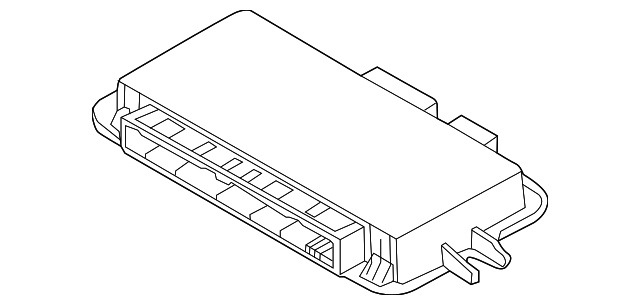 61356992948 Модуль в пространстве для ног BMW | Запчасти на DRIVE2