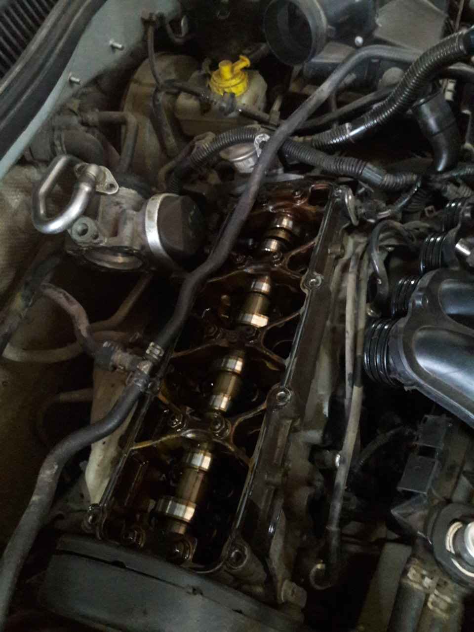 Замена прокладки клапанной крышки #16 — Volkswagen Golf Mk4, 1,6 л ...