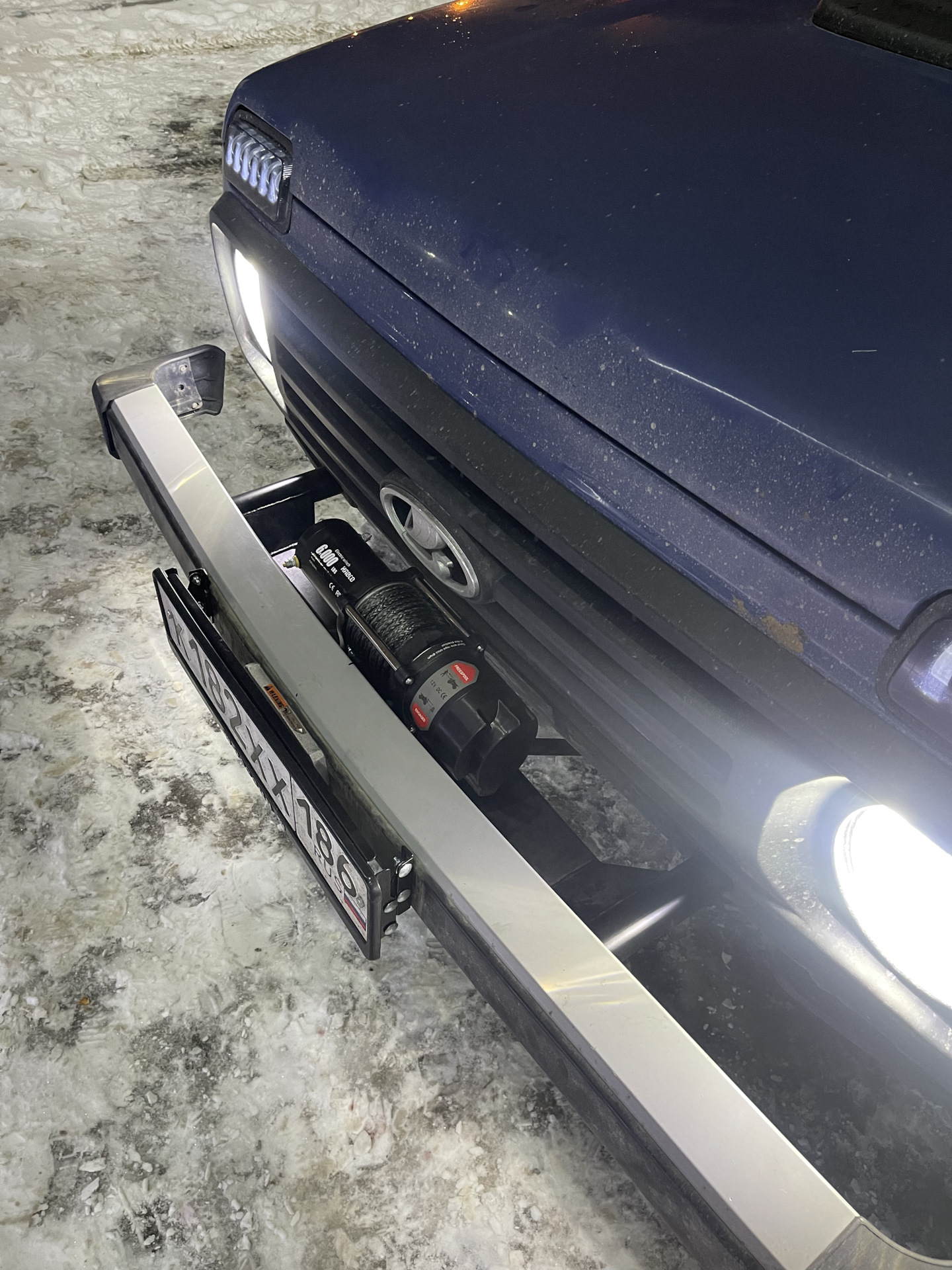 Лебедка 6000 lbs — Lada 4x4 3D, 1,7 л, 2017 года | своими руками | DRIVE2