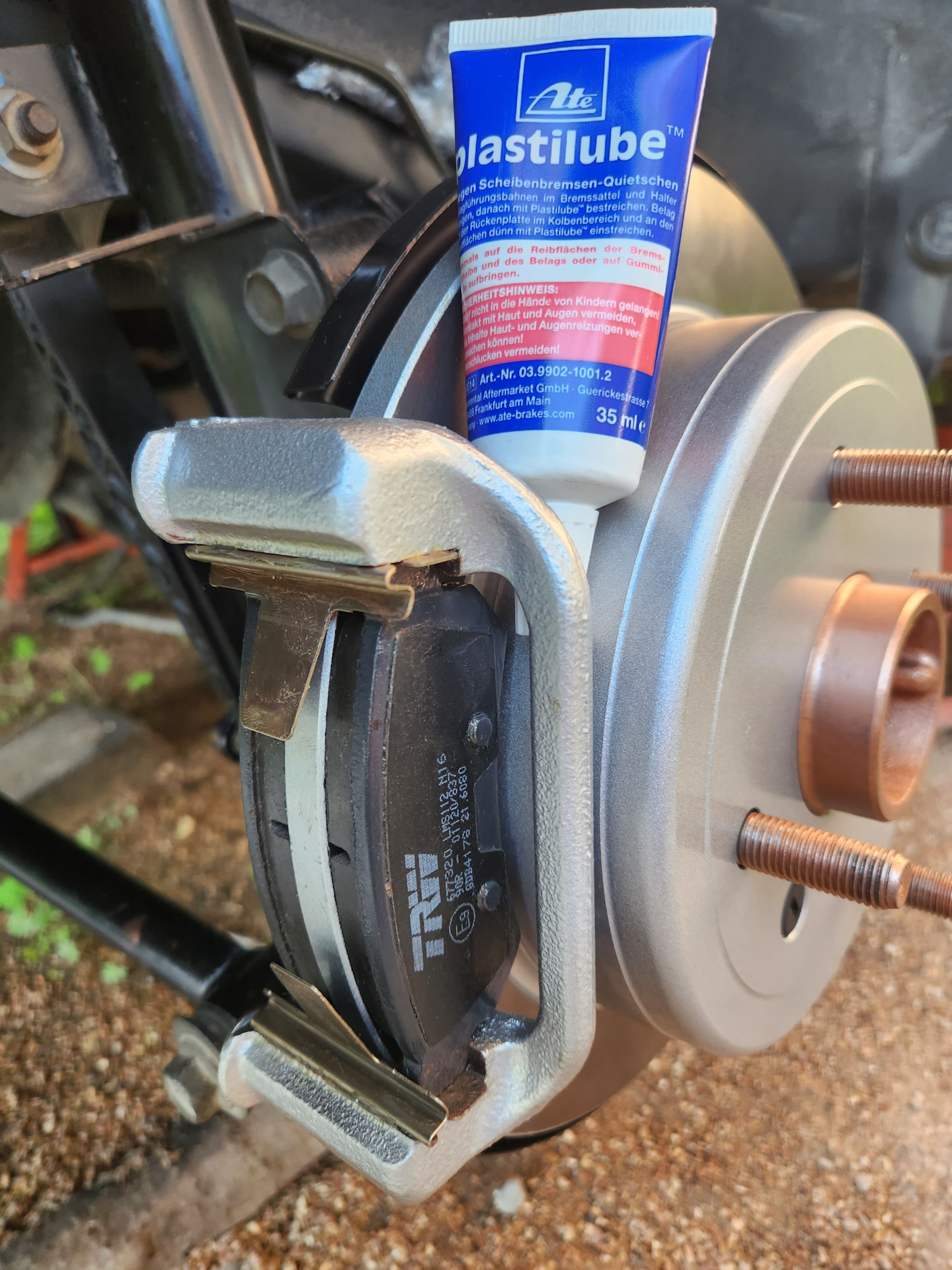 Задние тормоза, полное ТО — Chevrolet Lacetti Sedan, 1,8 л, 2008 года ...