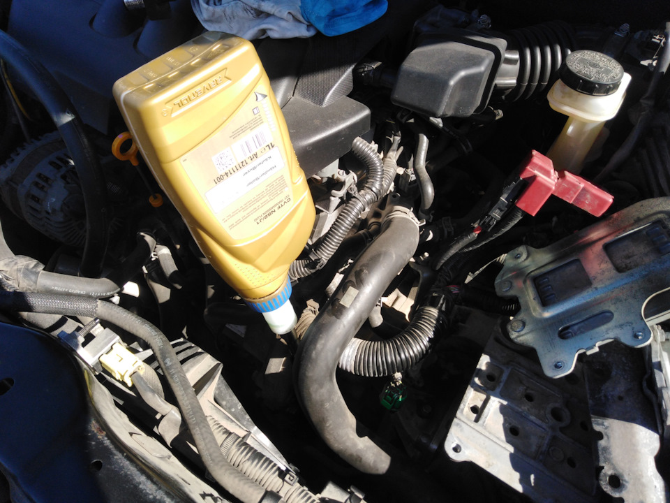 Внеплановая замена жидкости в вариаторе. — Nissan Qashqai+2, 2 л, 2012 ...