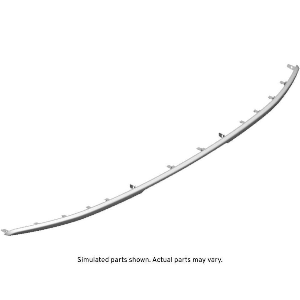 84371058 Gm Genuine Parts Black Rear Bumper Fascia Molding GM ...