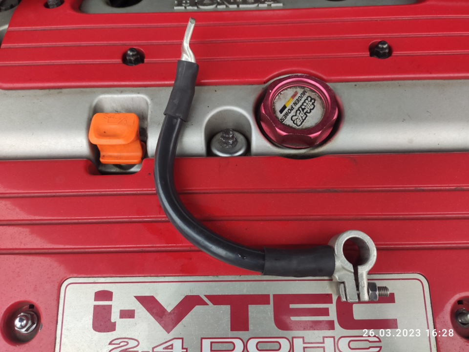 🇩🇪Новый тренд!Минусовая клемма от Ауди🇩🇪 — Honda Accord (7G), 2,4 л ...