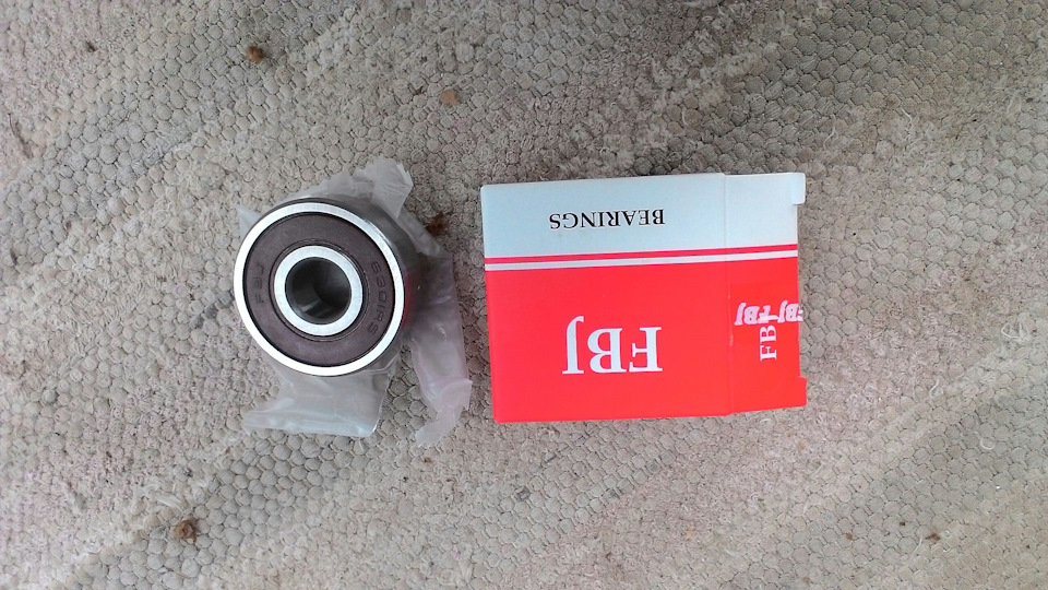 Замена подшипника в ролики натяжения ремня кондея — KIA Rio (2G), 1,4 л ...