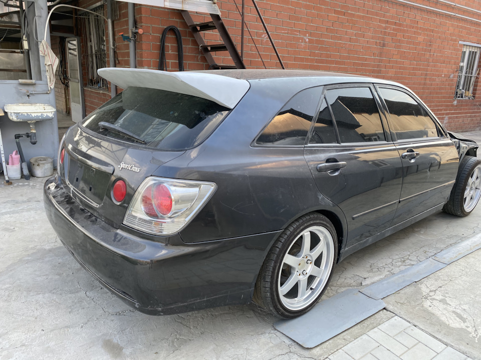 IN PROGRESS!..Long roof spoiler ELIXIR style for Lexus is300 sportcross ...