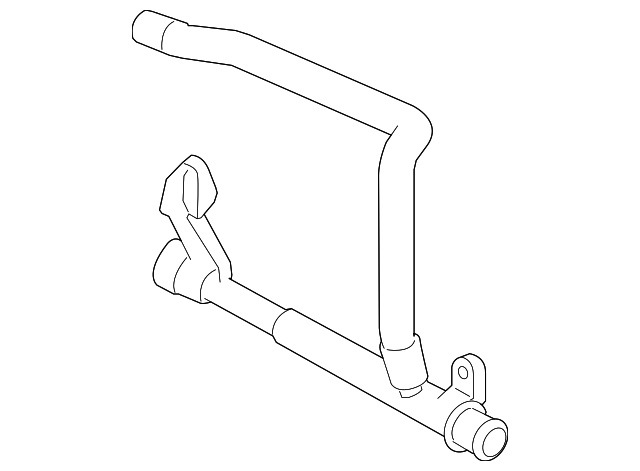 LR005563 Выпускной трубопровод масляного радиато Jaguar Land Rover ...
