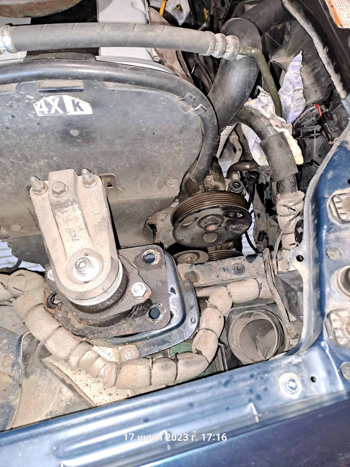 Замена насоса ГУР на GM 95216831 — Chevrolet Lacetti Sedan, 1,4 л, 2007 ...