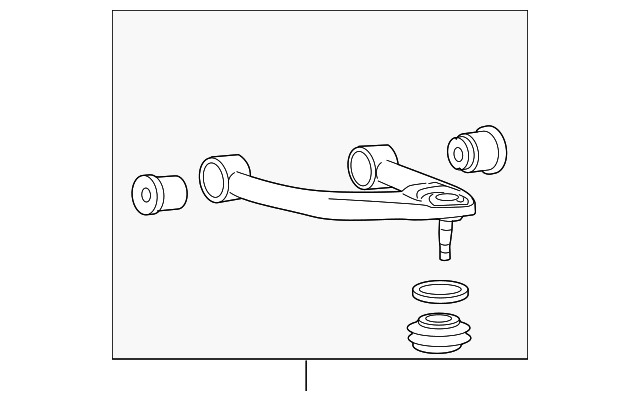 4863060030 Рычаг верхний левый OEM TOYOTA LEXUS | Запчасти на DRIVE2